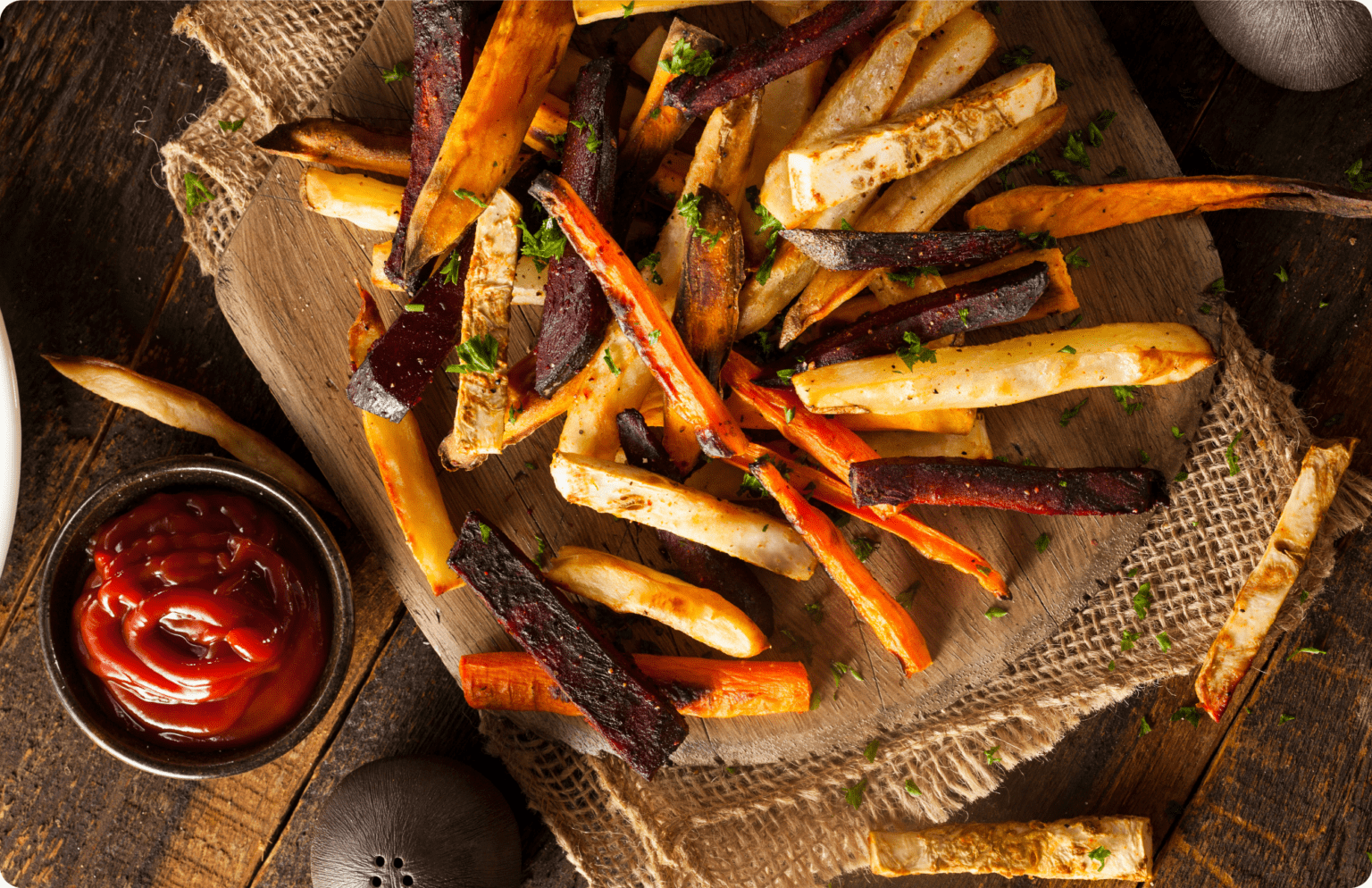 Baked Root Vegetable Fries - Capital Area Food Bank